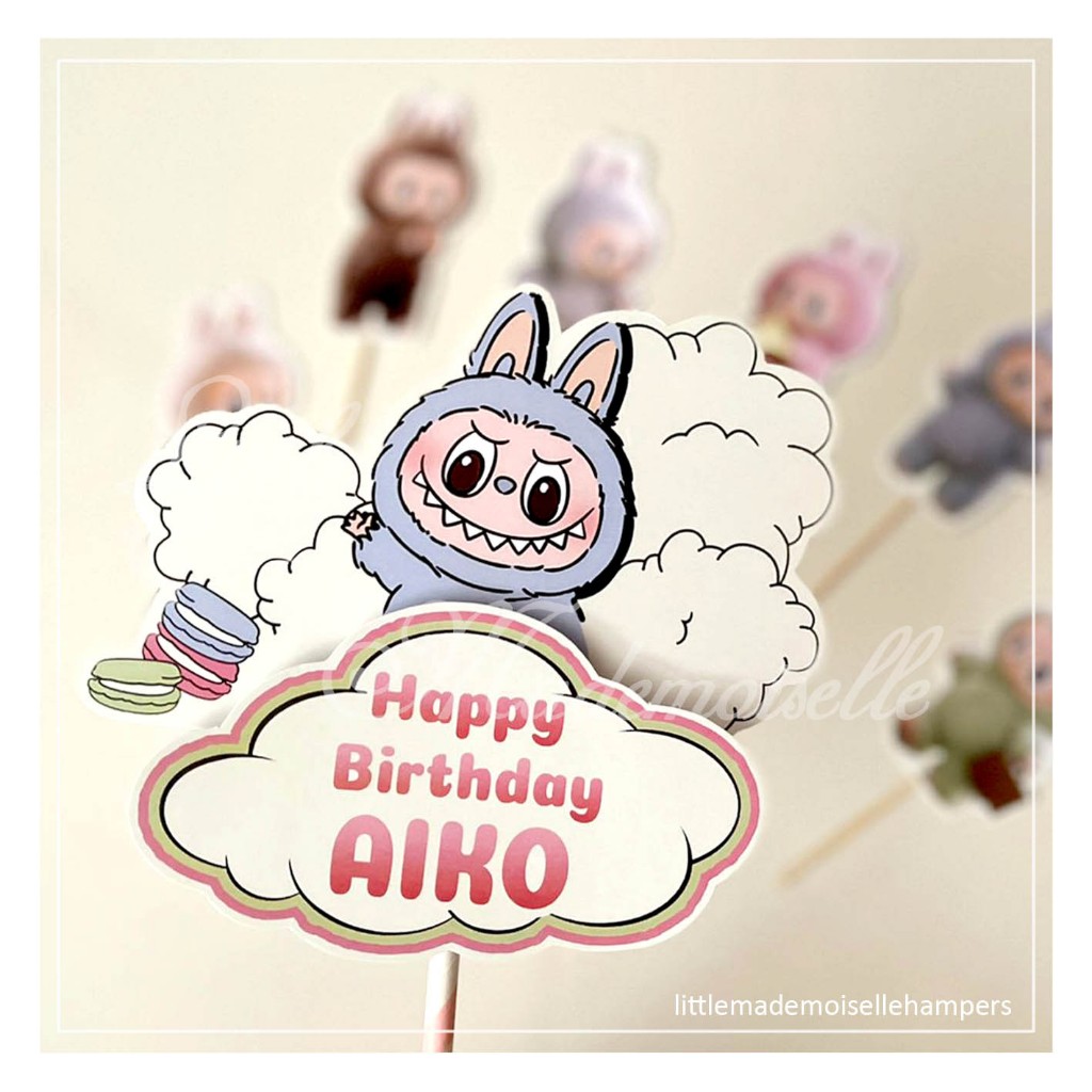 Jual Topper birthday Cake cupcake Labubu | Shopee Indonesia