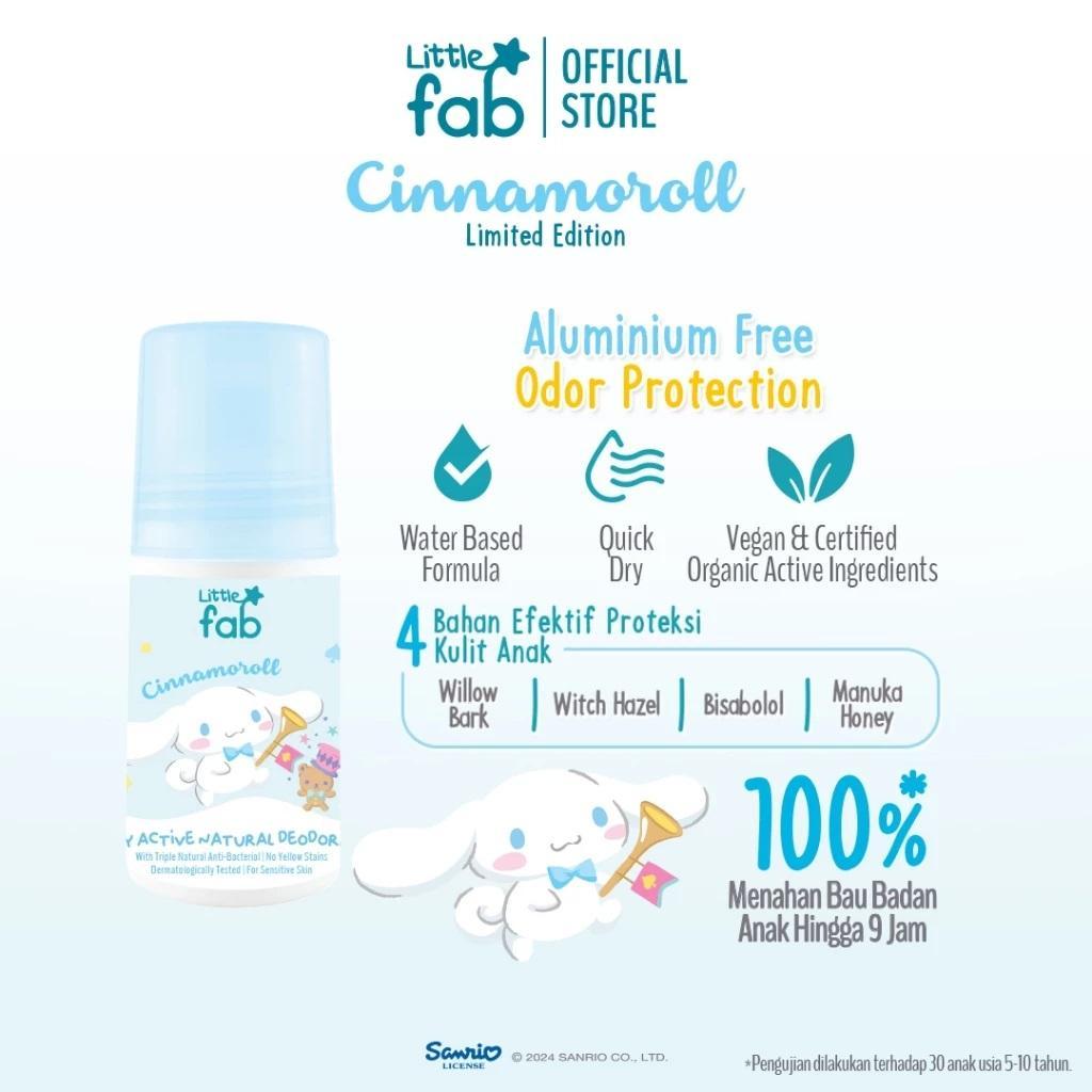 Jual Little Fab Kids - Daily Active Natural Deodorant | Limited Edition ...