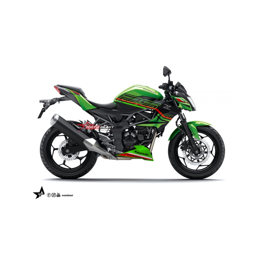 Jual Decal Sticker Kawasaki Z250SL Livery KRT ZX25RR Full Body ...