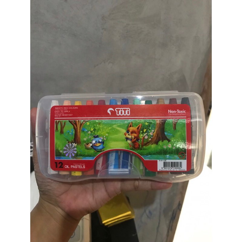 Jual Crayon Pastel Titi Joyko Isi 12 Krayon | Shopee Indonesia