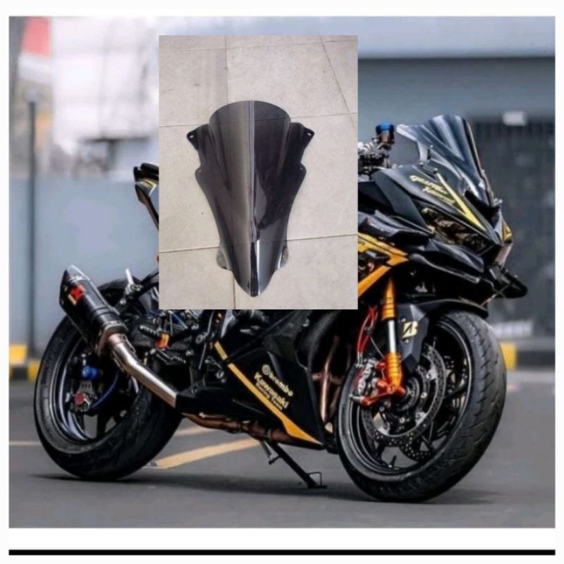 Jual WINDSHIELD ZX25R ZERO,VISOR NINJA ZX25R MODEL ZERO TEBAL FUL 3MILI ...