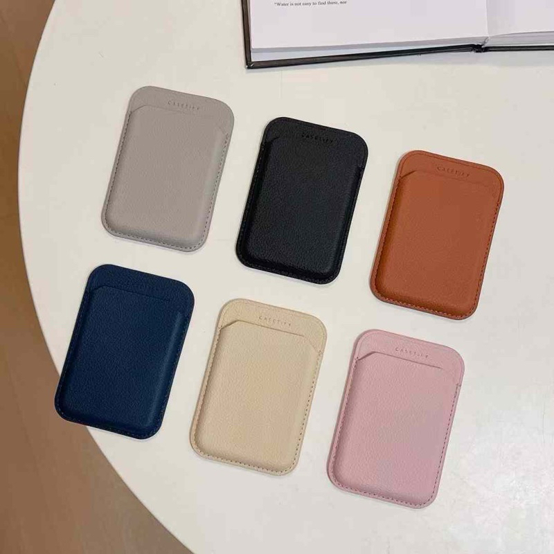 Jual New Casetify Magnetic Cardpocket Dompet Hp Leather Kulit Tempat ...