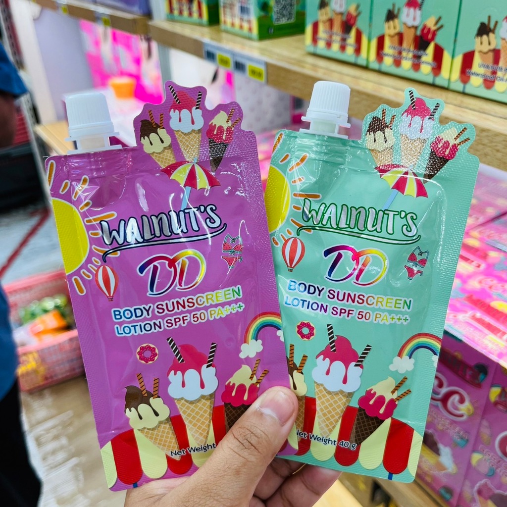 Jual WALNUTS DD Body Sunscreen Lotion SPF 50 PA+++ Thailand / Sunscreen ...