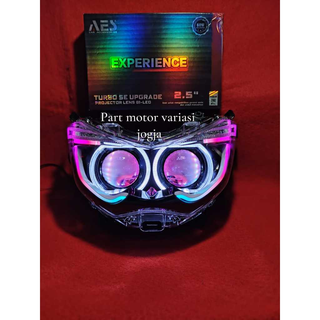 Jual REFLEKTOR N MAX OLD PROJIE DOUBLE BILED AES TURBO EXSPERIENCE 60 ...