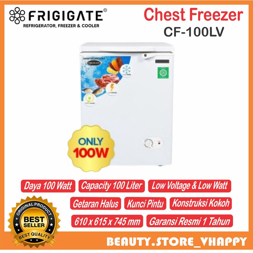 Jual Promo FRIGIGATE Frezeer Box 100 Liter Lemari Pembeku Pembeku ...