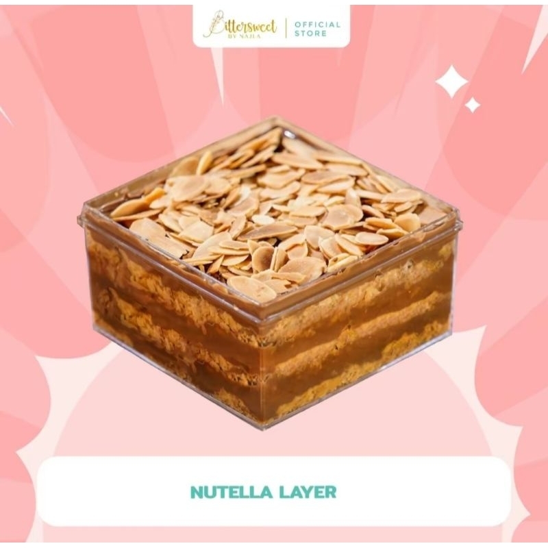 Jual [BitterSweet By Najla] (satuan) Puff Pastry Nutella Layer | Shopee ...