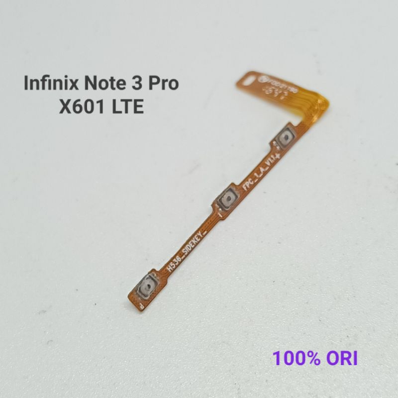 Jual Fleksibel Flexible On off Volume Infinix note 3 Pro X601 LTE Original | Shopee Indonesia