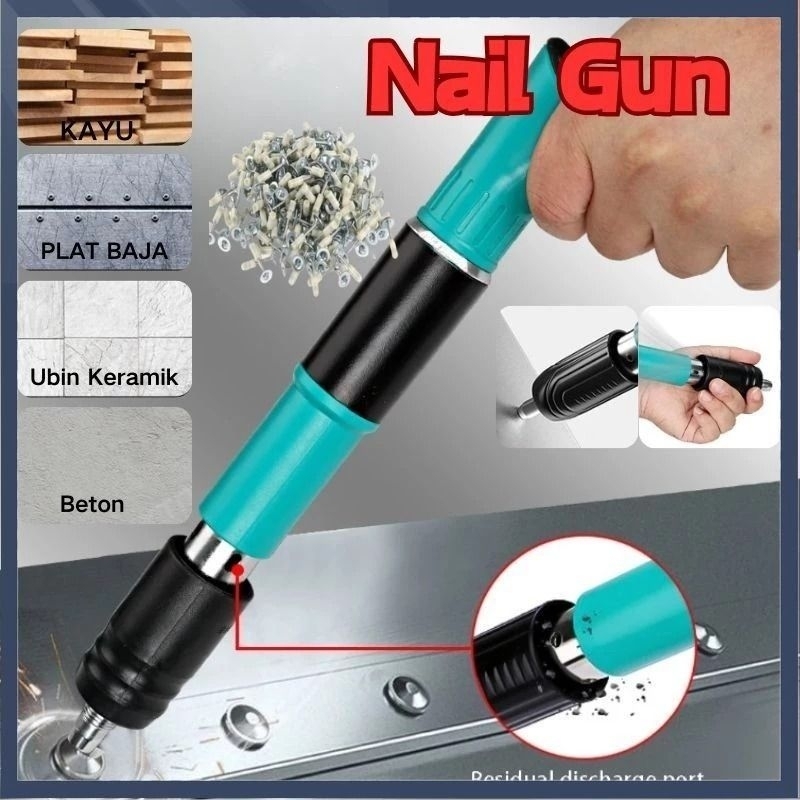 Jual Alat Tembak Paku Ramset Gun Mesin Tembak Paku Beton Nail Gun ...