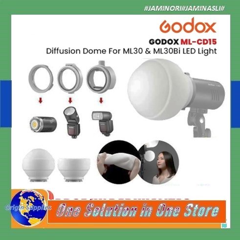 Jual Godox ML-CD15 ML CD15 Diffusion Dome for ML30 ML30Bi LED Light ...