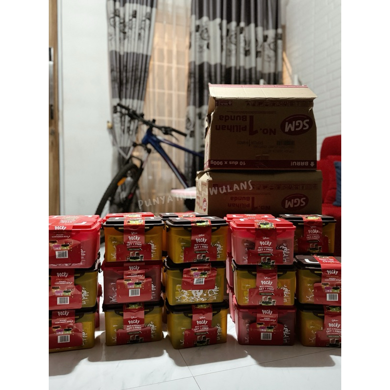 Jual PAKET POCKY FREE KONTAINER BOX | Shopee Indonesia