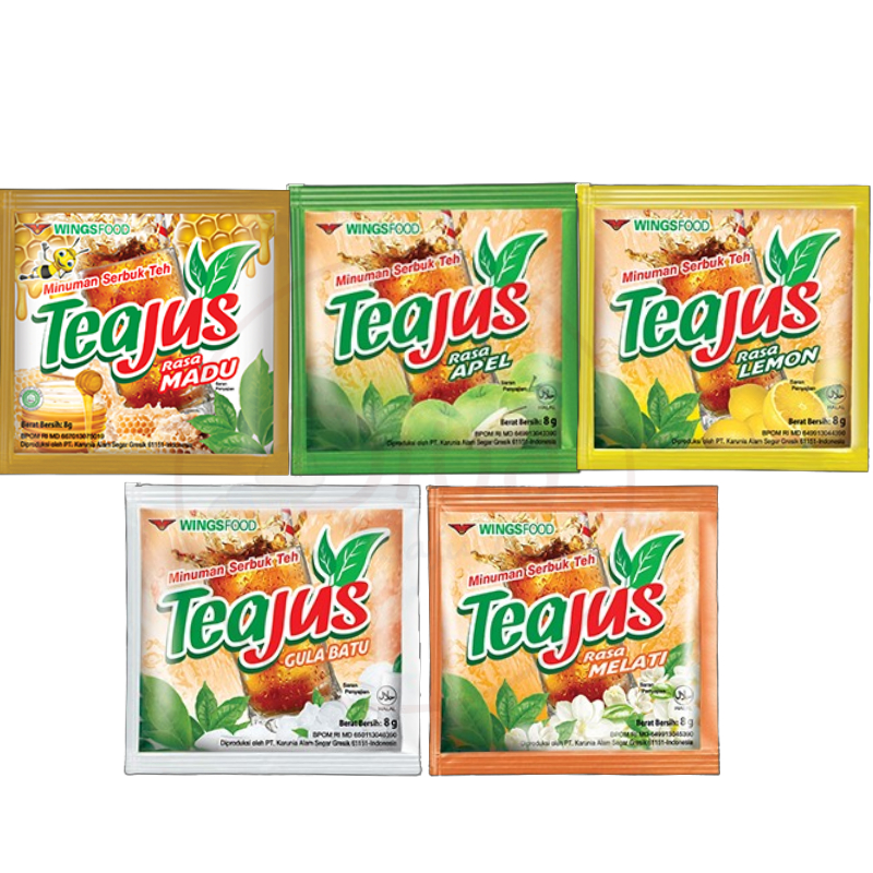 Jual 1 RENTENG TEAJUS Minuman Serbuk Rasa Teh isi 10 Sachet 6g | Shopee ...