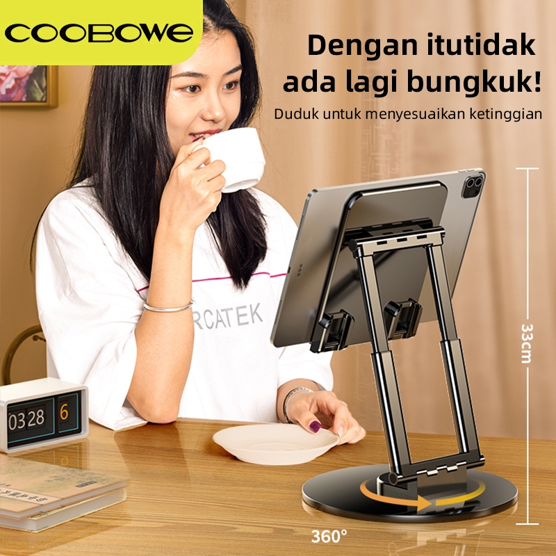 Jual 【Ready stock】COOBOWE Tablet Stand Holder Hp Dudukan Tablet Stand ...