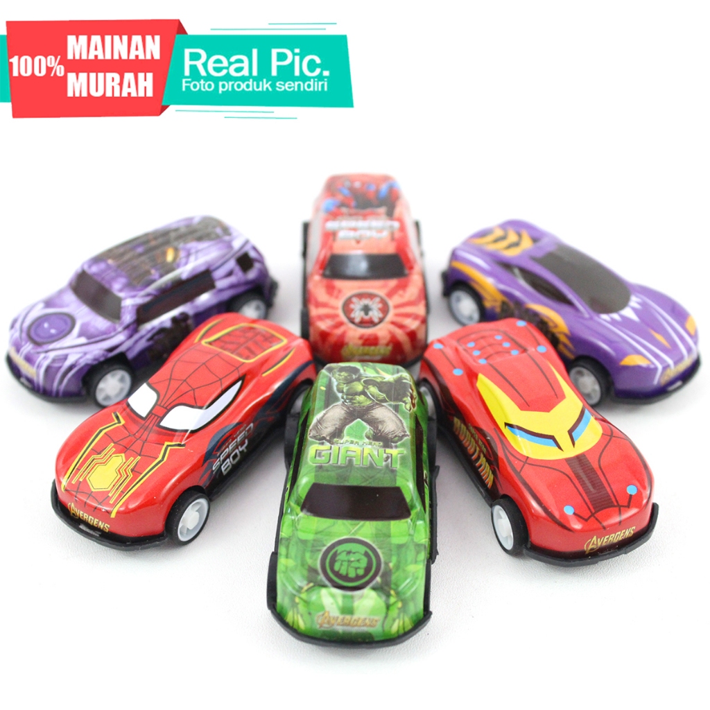 Jual MAINANKEI MAINAN MOBIL MINI THE AVENGERS IRON MAN JM11962 MOBIL ...