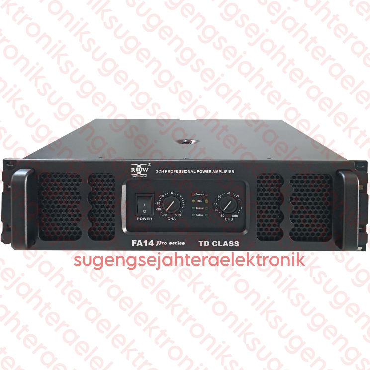 Jual Power Amplifier RDW FA 14 Pro TD Class - 2 channel Original (HARGA ...