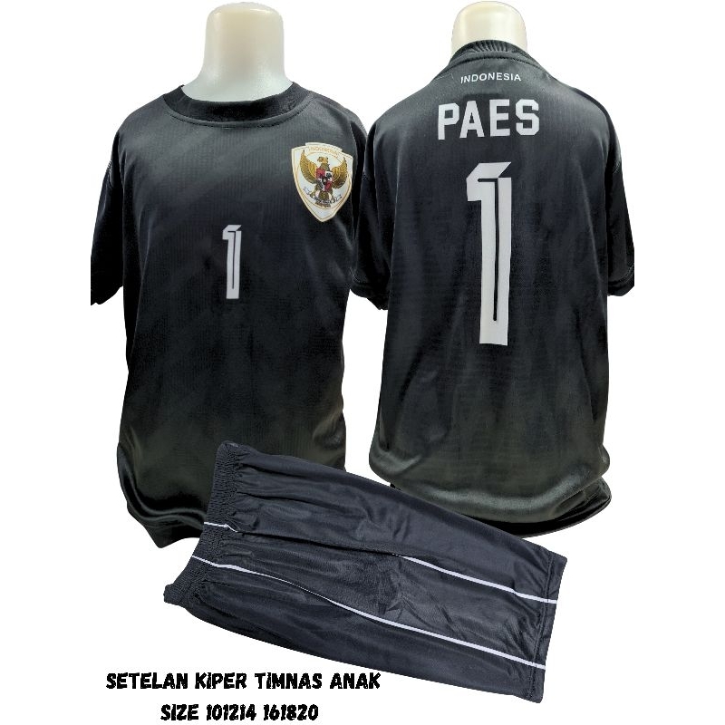 Jual SPORTCENTER.ID|SETELAN BOLA JERSEY TIMNAS ANAK/KIPER TIMNAS ANAK FULL PRINTING 2024/2025 ...