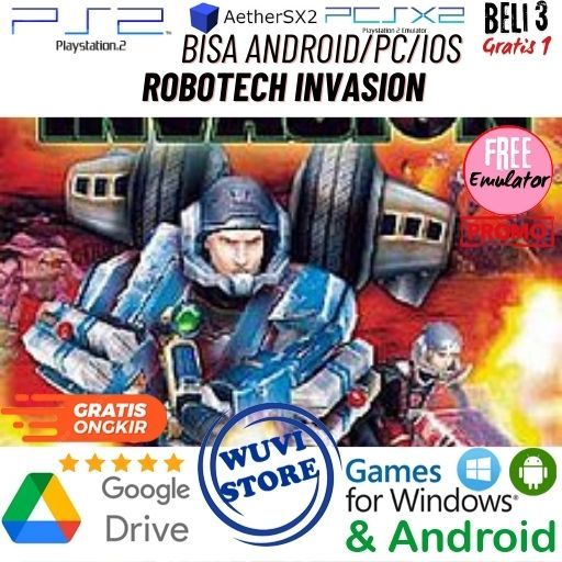 Jual PS 2 Robotech Invasion | Bisa di PC / Android / IOS Plus Emulator | Beli 3 Gratis 1 ...