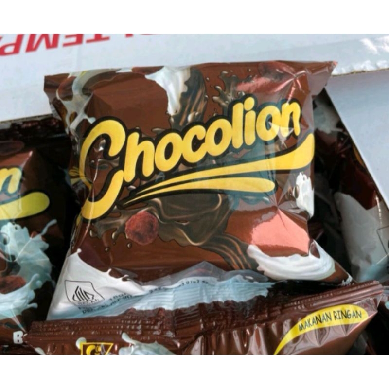 Jual Chiki Viral CHOCOLION berhadiah || isi 1 renceng 10pcs | Shopee ...