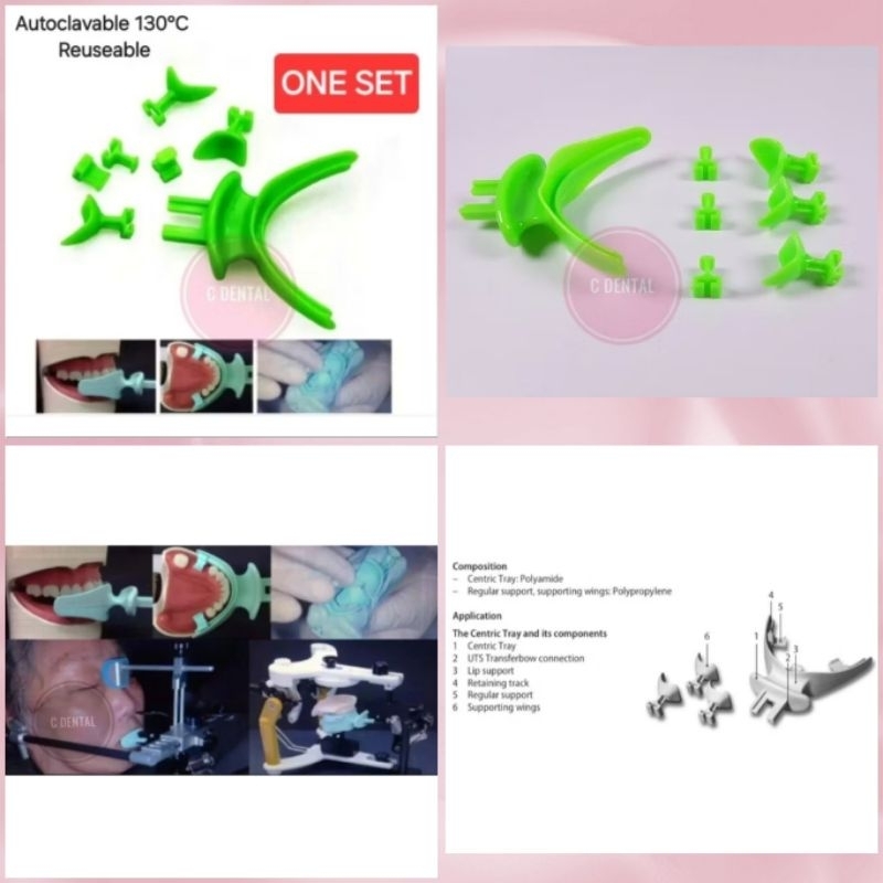 Jual [1 Set] Dental Prosthetic Sendok Cetak Centric Biofunctional ...