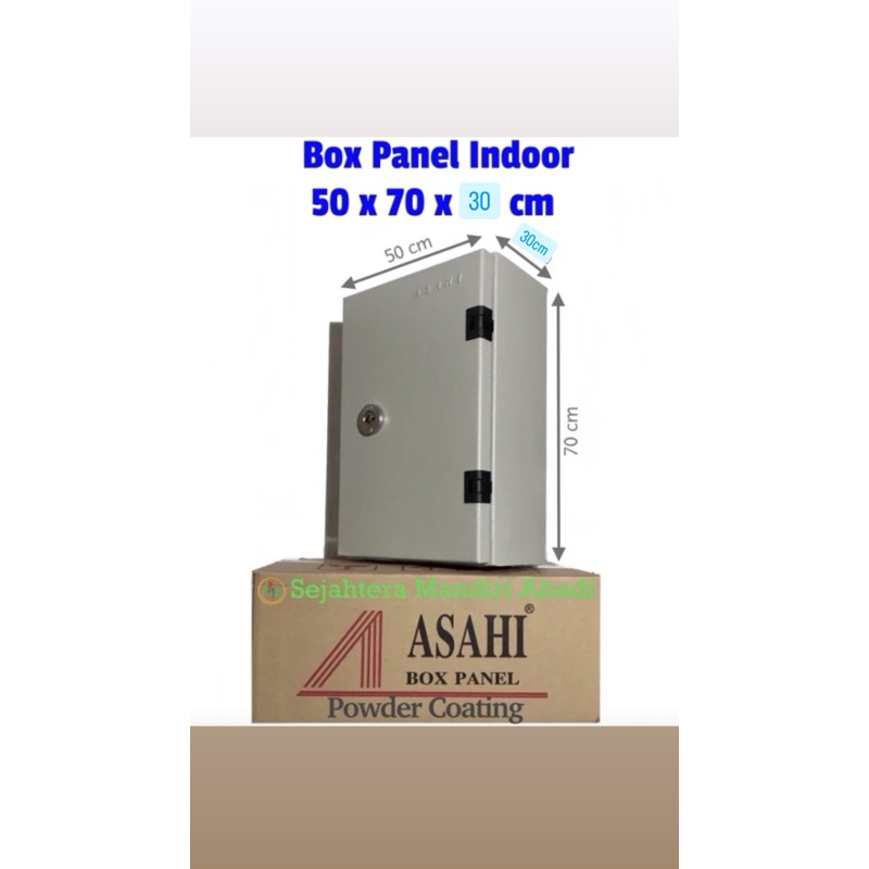 Jual Box Panel Listrik 50x70x30 cm Indoor Asahi Powder Coating | Shopee ...