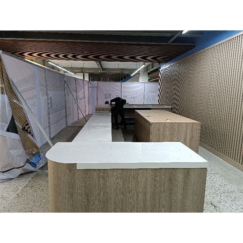 Jual SOLID SURFACE TOP TABLE RESIN MEJA BAR | Shopee Indonesia