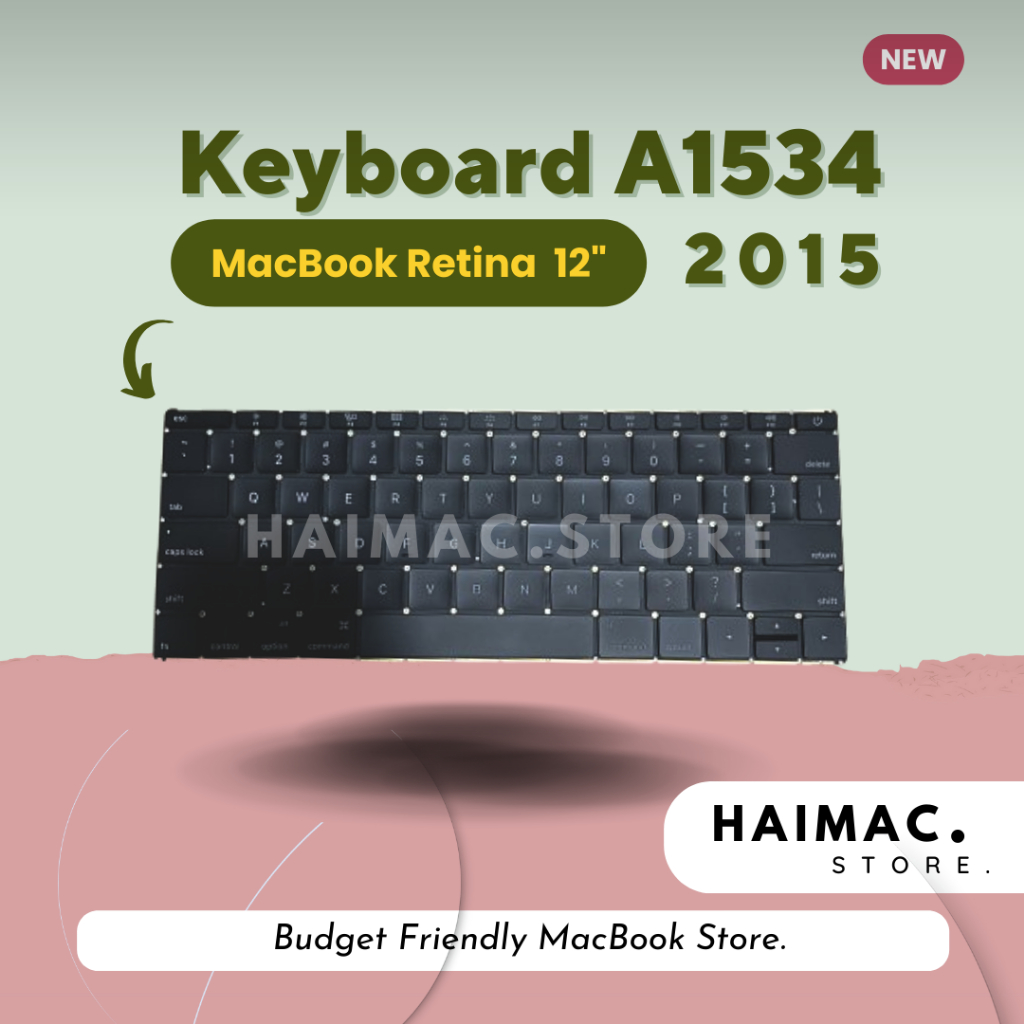 Jual Keyboard MacBook Retina 12" A1534 - 2015 || US Layout | Shopee ...
