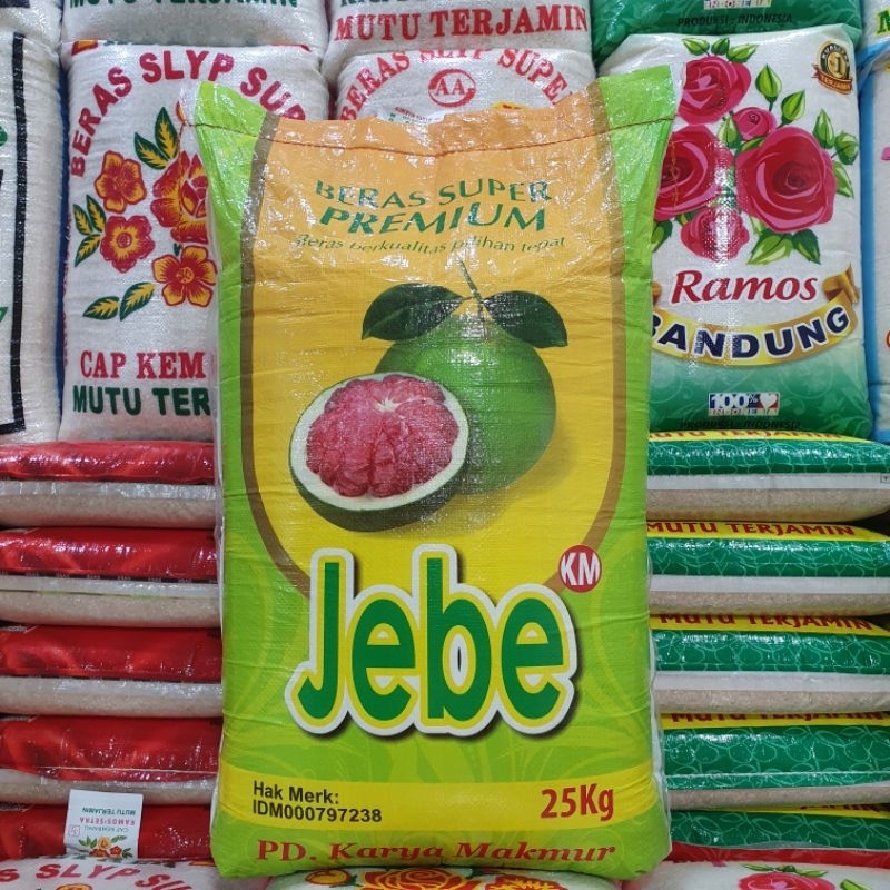 Jual BERAS JEBE SUPER PREMIUM 10 Kg - 25 Kg | Shopee Indonesia