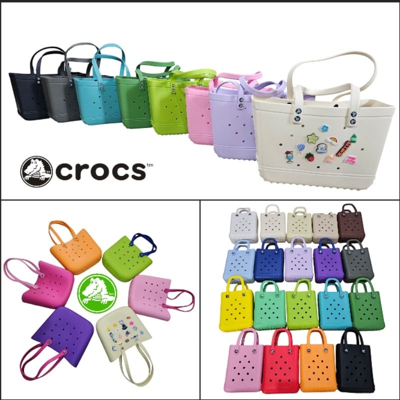 Jual TAS CROCS / TOTE CROCS / CROCS Jibbitz / TAS CROCS JIBBITZ BESA R ...