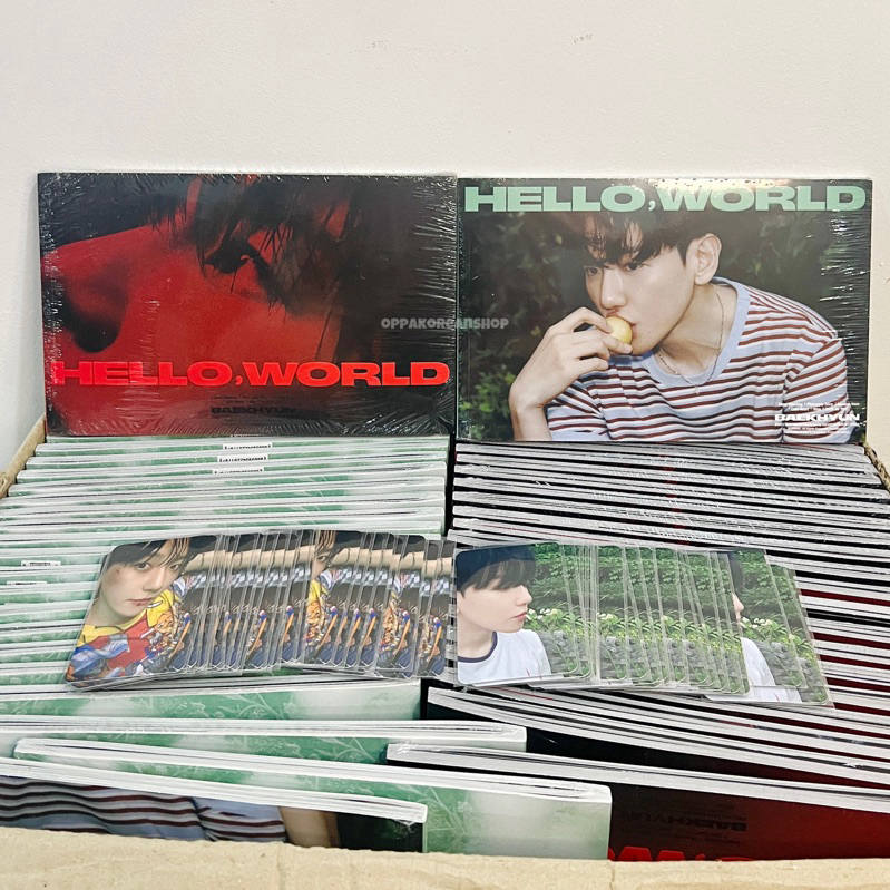 Jual [READY] BAEKHYUN EXO The 4th Mini Album Hello World Pineapple Slice | Shopee Indonesia