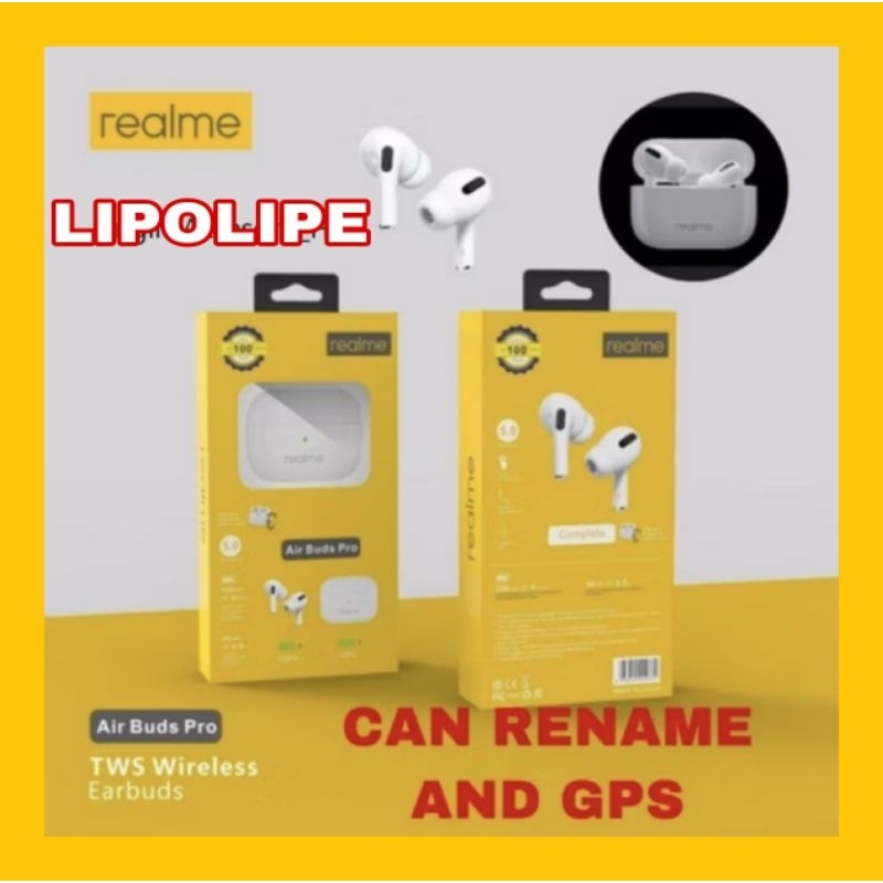 Jual Realme Air Buds Pro With Case Wireless Earphone 5.0 Headset ...
