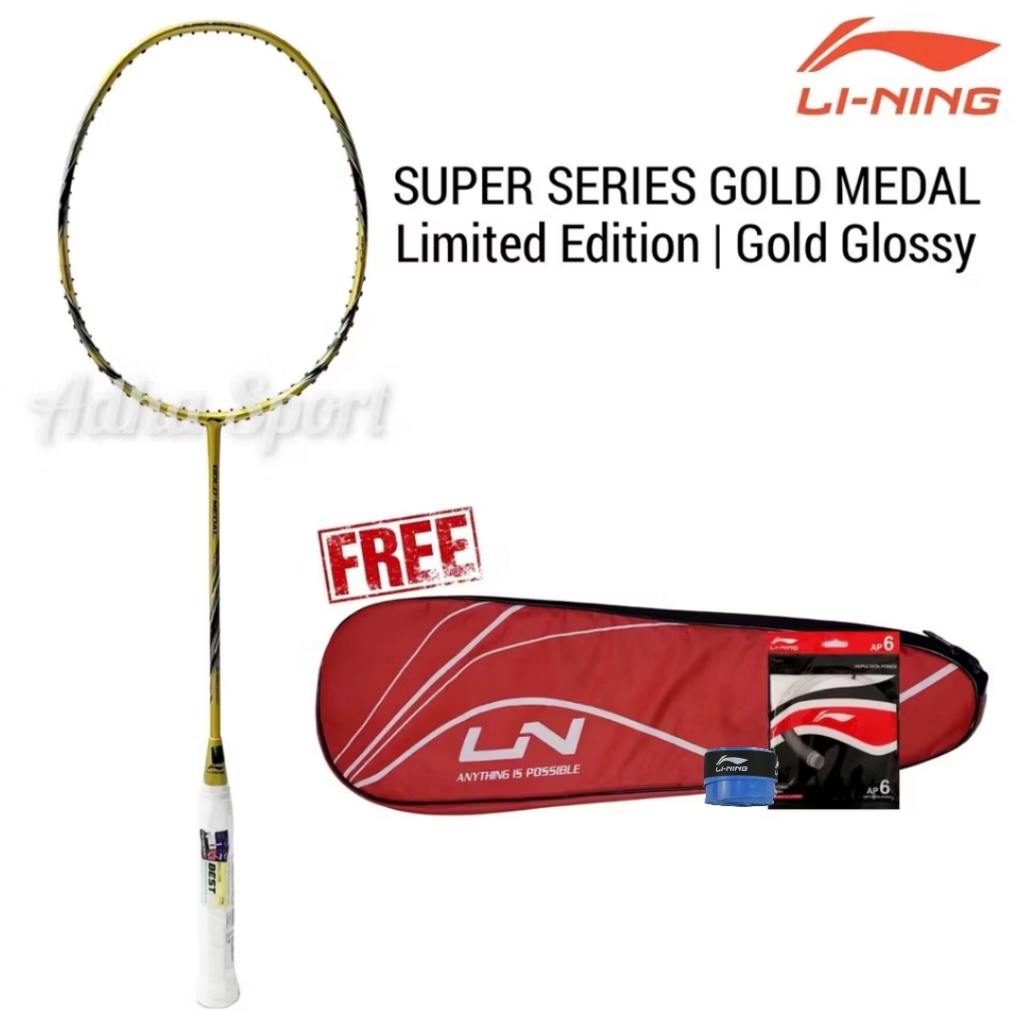 Jual Lining Super Series Gold Medal Limited Edition / Ltd Original ...