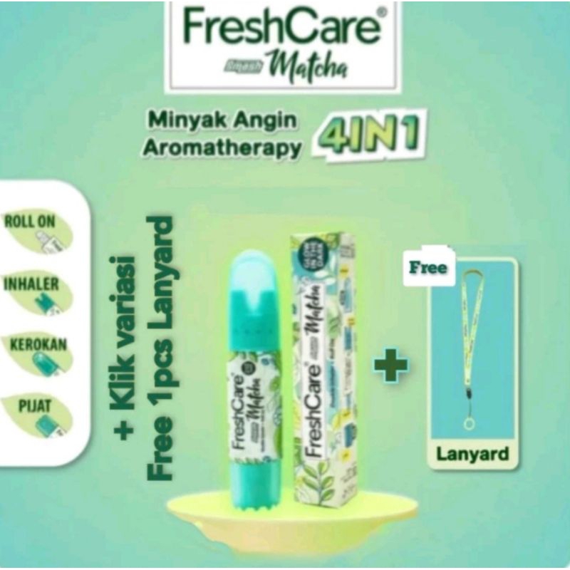 Jual Freshcare Macha 1+bonus lanyard // freshcare Macha 1 +bonus tali ...