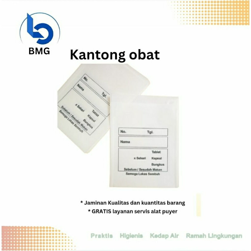 Jual Kantong Obat Go Green | Shopee Indonesia