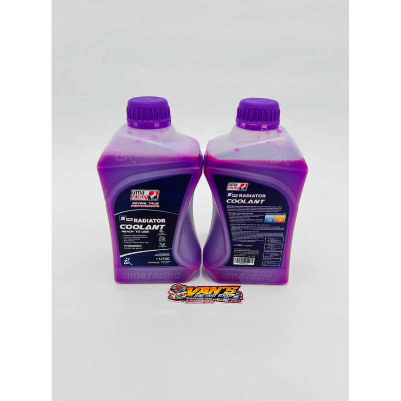 Jual AIR RADIATOR COOLANT UMA RACING 1L 1 LITER UMARACING 1000ML UNGU ...
