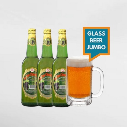 Jual Buy 3 Pu Tao Chee Chiew 620 ml Free Gelas Beer Jumbo 540ml | Shopee Indonesia