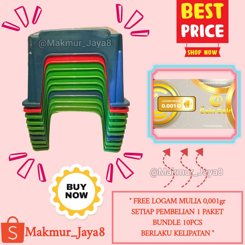 Jual Meja Ngaji Praktis Simple Mudah Di Susun Paket Bundle 10Pcs (Free ...
