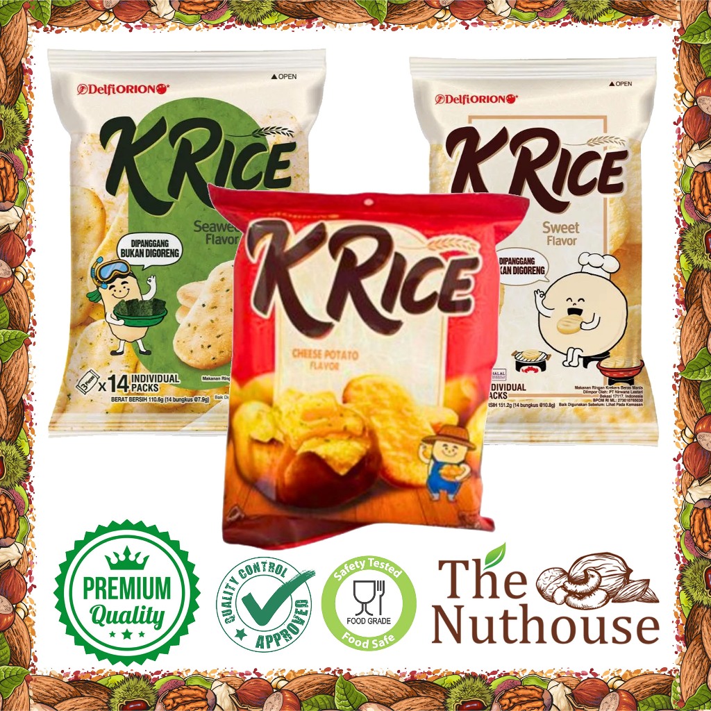 Jual Delfi Orion Krice K'rice Rice Crackers Snack - Sweet Flavor ...