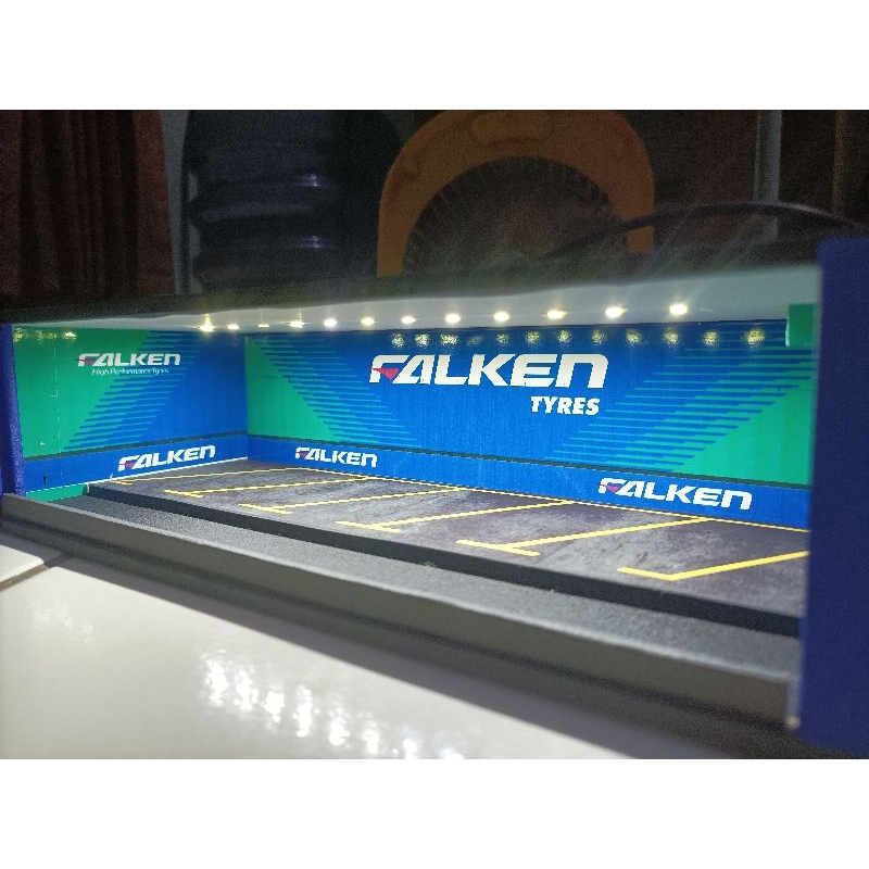 Jual Rak LED Falken skala 64 dengan tutup akrilik | Shopee Indonesia