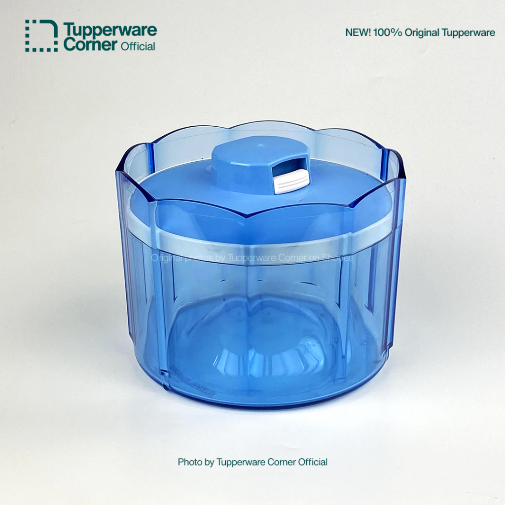Jual Tupperware Advanced Counterpart 500ml Biru Muda Kondisi Baret Samar | Shopee Indonesia