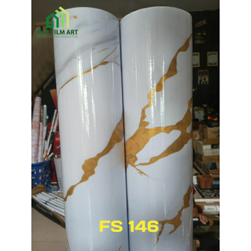 Jual wallpaper marble glossy wallpaper dinding sticker dinding ...