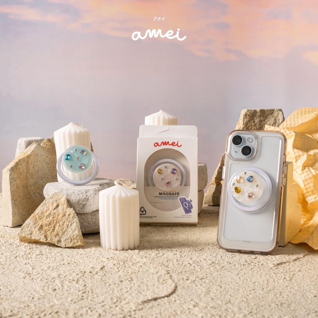 Jual AMEIGOODS Multicolor Crystal Blend Popsocket Magnetic Magsafe ...