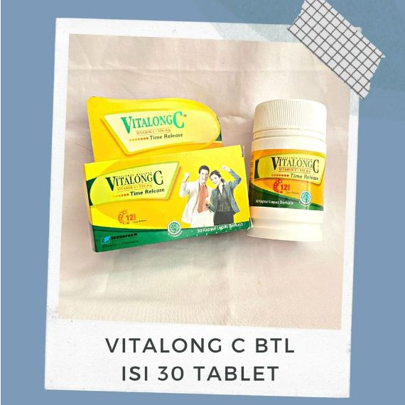 Jual VITALONG C BOTOL ISI 30 TABLET | Shopee Indonesia
