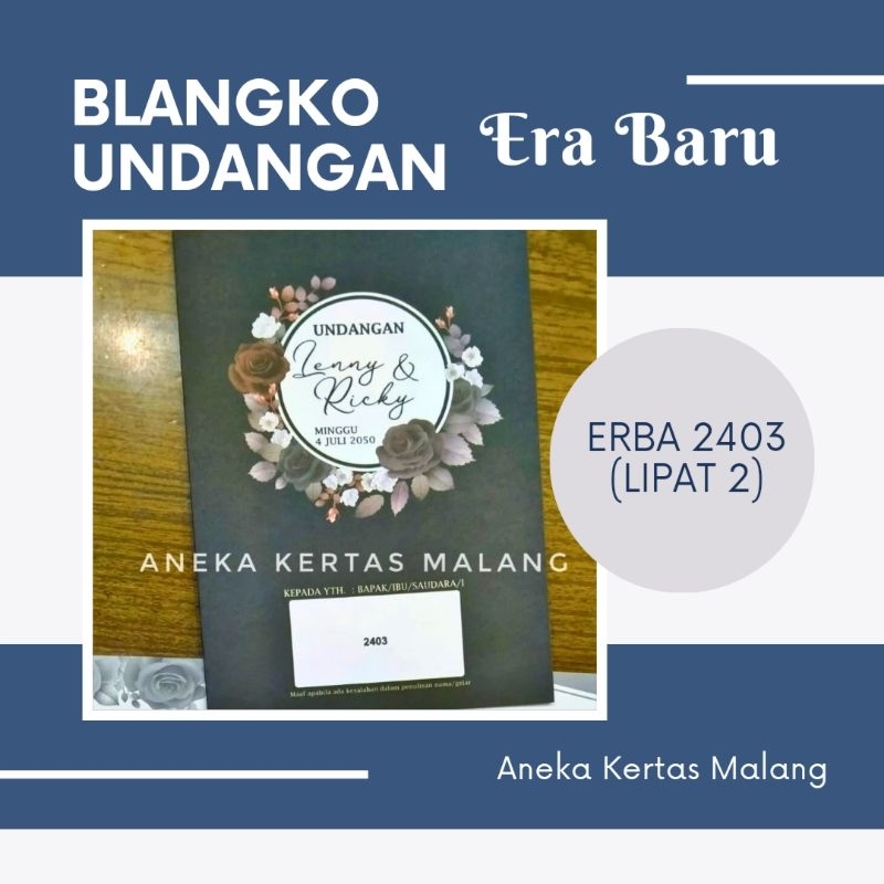 Jual Undangan Erba 2403 (Cek Deskripsi) | Shopee Indonesia