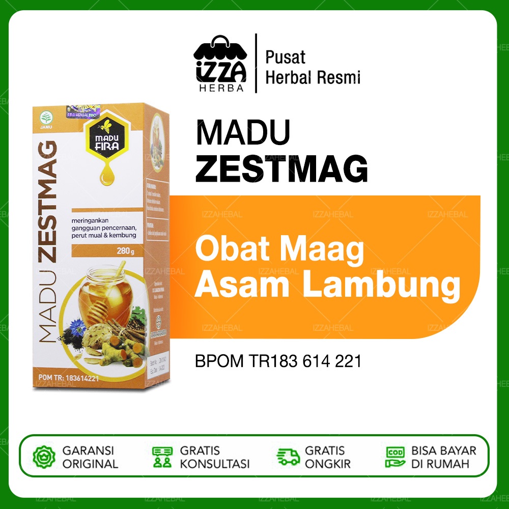 Jual OBAT MAAG ASAM LAMBUNG ZESTMAG HERBAL Kronis Gerd Anxiety Perut ...