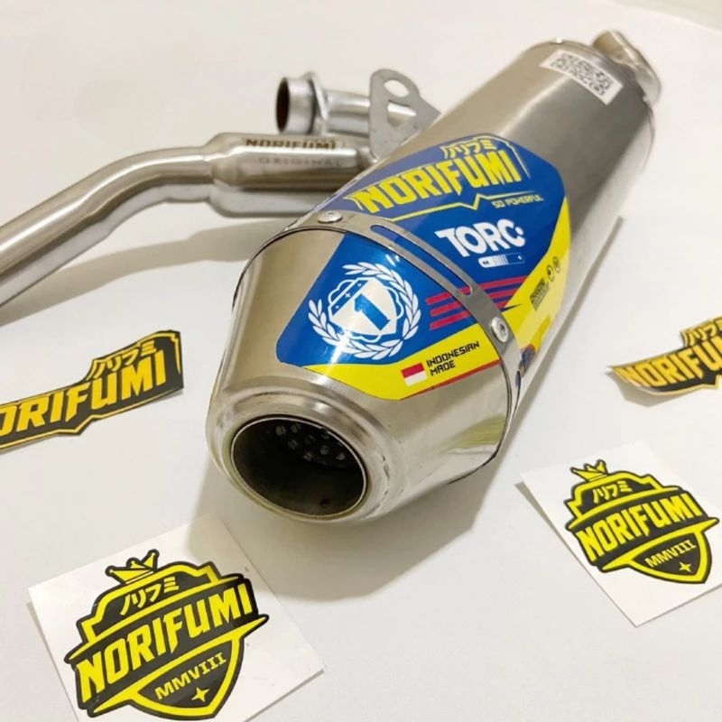 Jual kenalpot norifumi torc pnp motor CRF,WR,KLX/KLX BF,D TRACKER ...