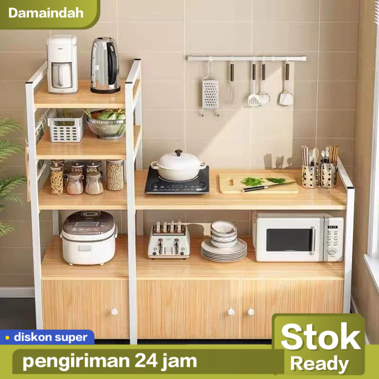 Jual Damaindah Rak Dapur / Meja Dapur / Meja Kompor 2 Tungku / Lemari ...