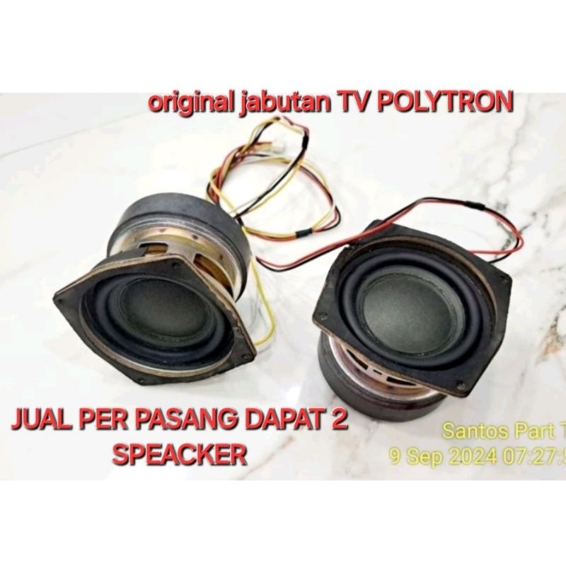 Jual SPEAKER WOFER BEKAS JABUTAN TV POLYTRON 15watt 3 inci 2 SPEAKER ... Jual SPEAKER WOFER BEKAS JABUTAN TV POLYTRON 15watt 3 inci 2 SPEAKER ...