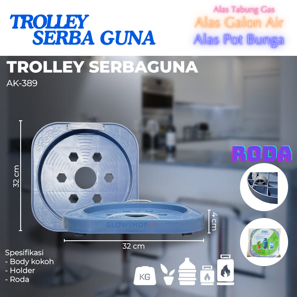 Jual Tatakan Tabung Gas Alas Galon Air Pot Bunga Ember Roda Troli Serba ...