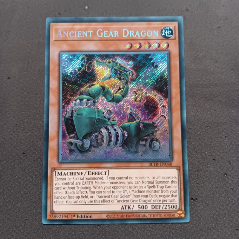 Jual Yugioh Card Ancient Gear Dragon Secret Rare | Shopee Indonesia
