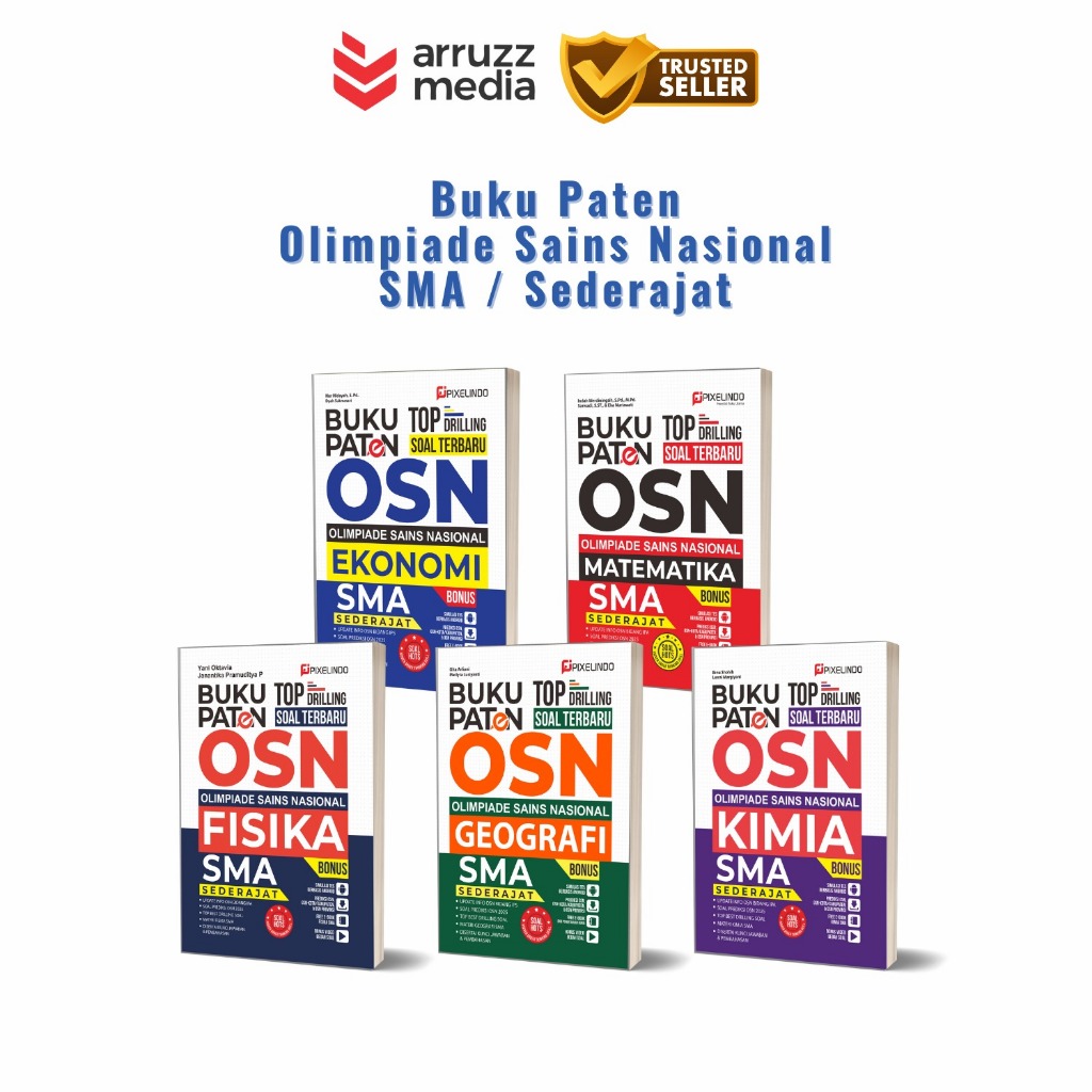 Jual Buku Paten Top Drilling Soal Terbaru OSN SMA/sederajat arruzzmediastore | Shopee Indonesia