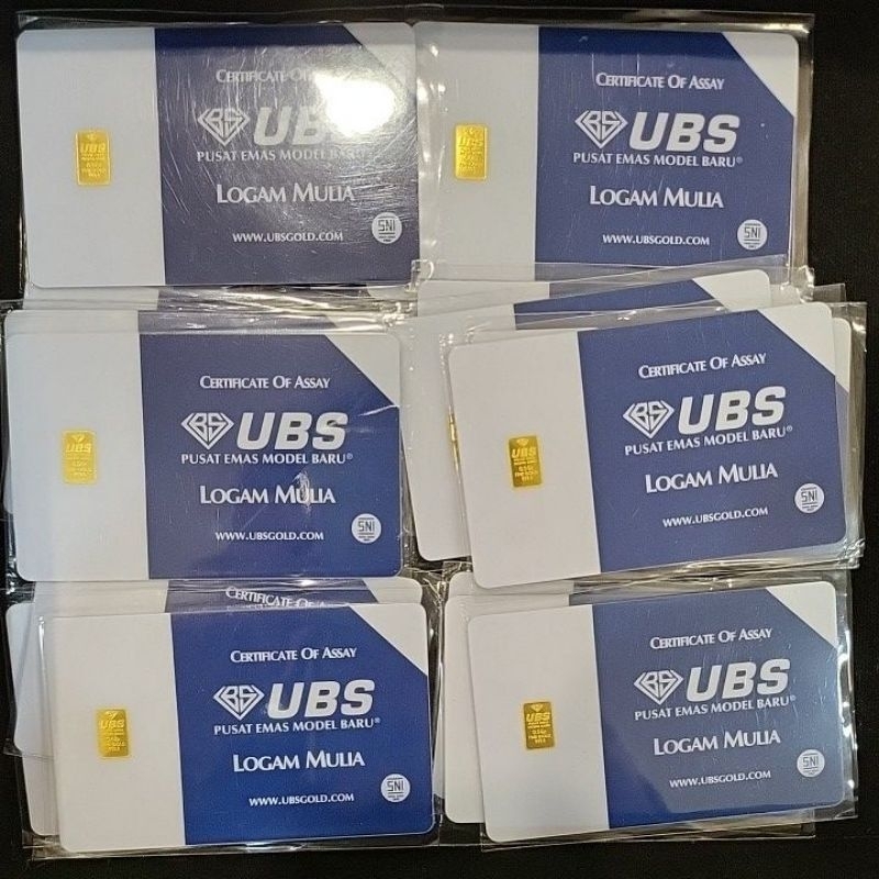 Jual Logam Mulia 0.5gr 24K UBS Press | Shopee Indonesia
